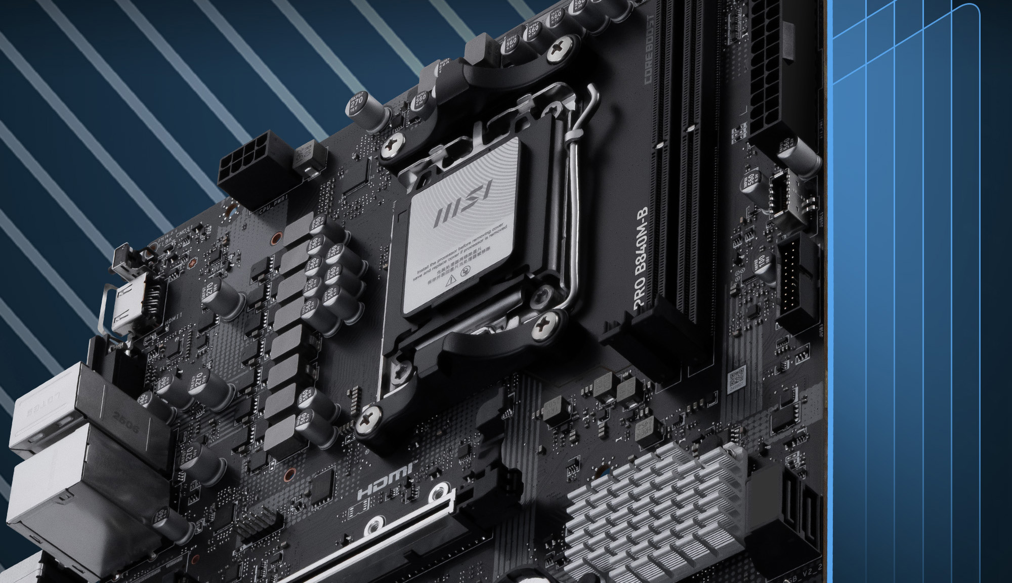 MSI PRO B840M-B AM5 AMD Motherboard - Newegg.com